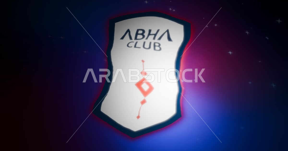 Encouraging national sports clubs, flags with symbols and logos for ...