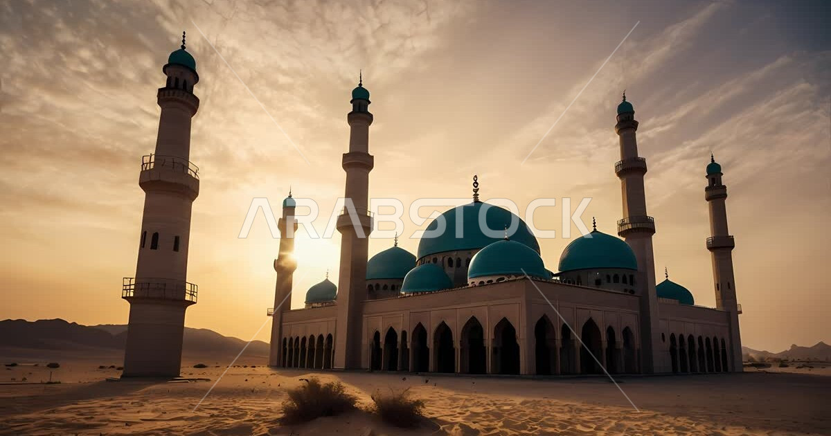 The architectural engineering art of mosques, distinct decorations and ...