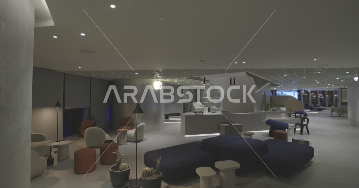 Interior designs and decorations for the King Abdullah Financial Center ...