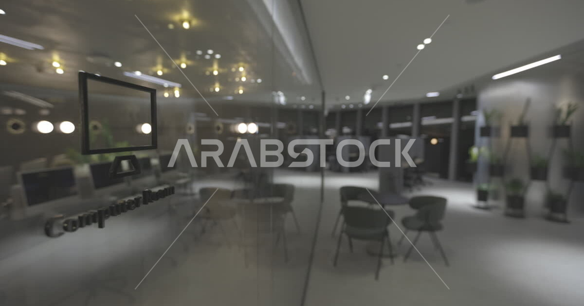 Computer-equipped halls, modern and sustainable designs, use of modern ...