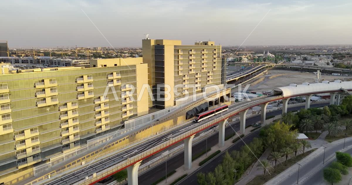 Drone photography of Riyadh roads and streets, car traffic, Riyadh ...