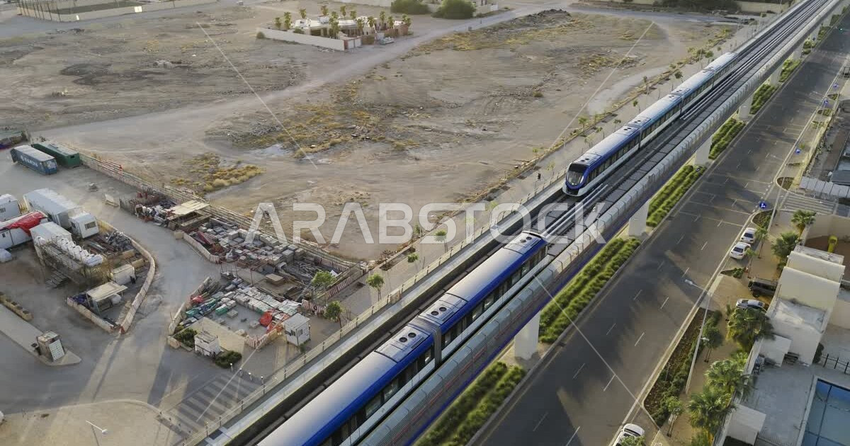 Car traffic, drone photography of Riyadh roads and streets, Riyadh ...