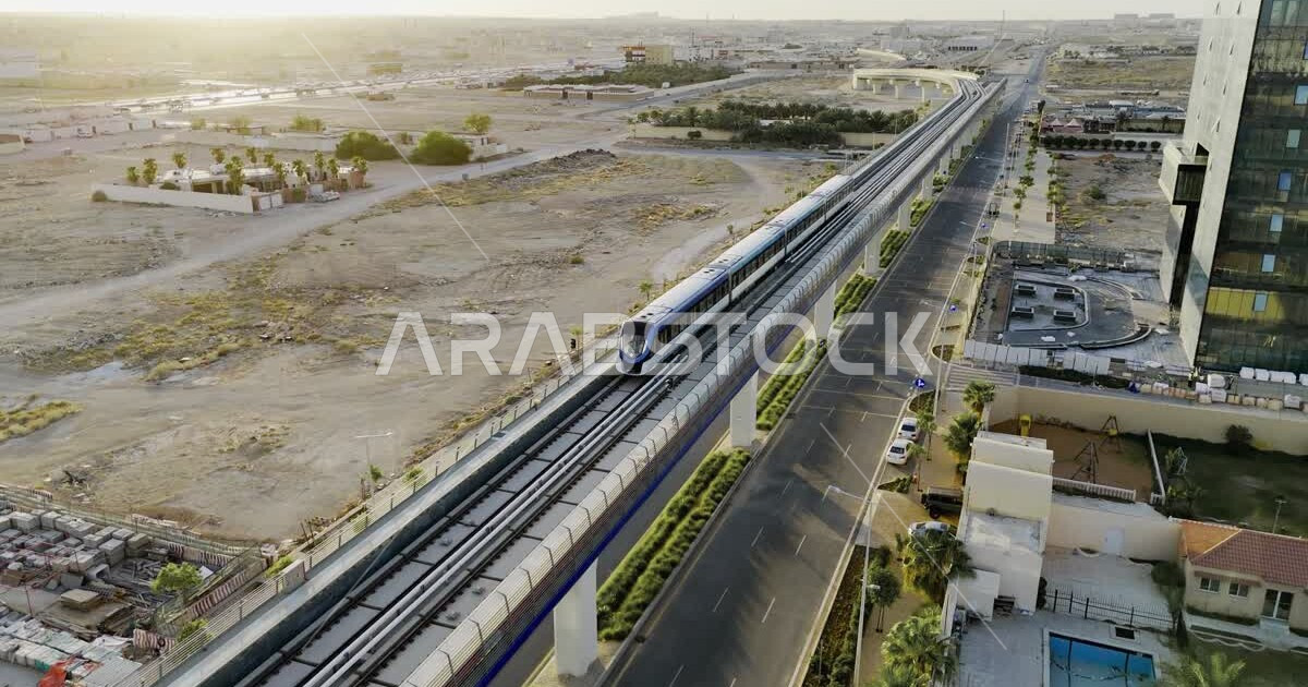 Car traffic, drone photography of Riyadh roads and streets, Riyadh ...