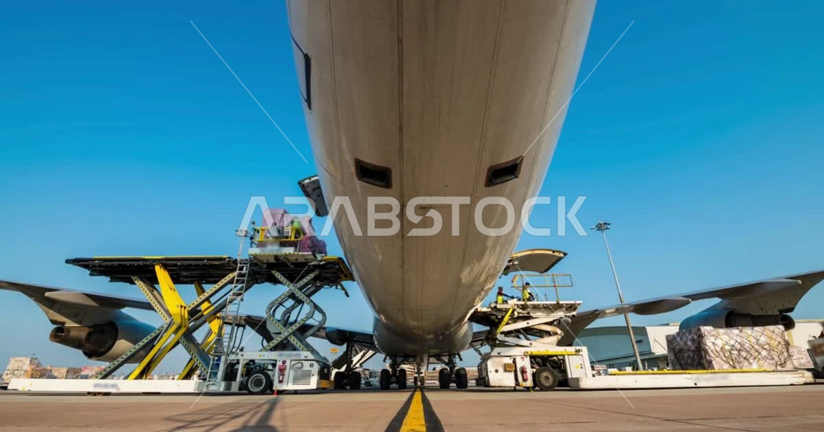 Relying on aviation in the process of loading and delivering goods ...