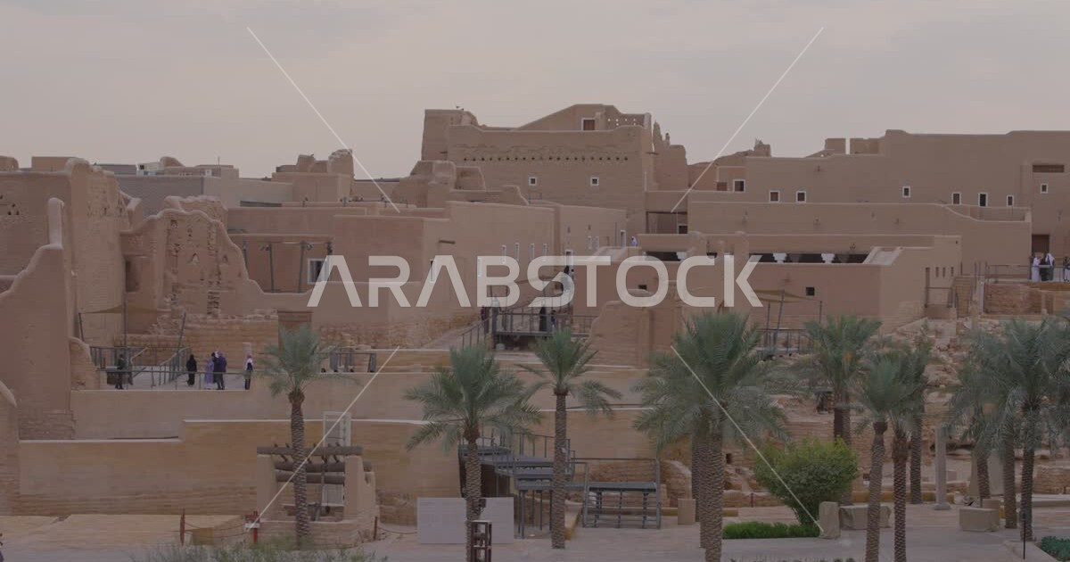 Old Diriyah Walls in Riyadh, At-Turaif Historic District in Saudi ...