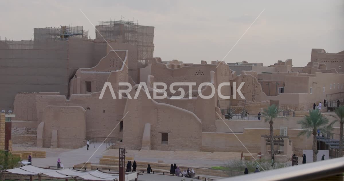 Salwa Palace in Al-Bujairi Viewpoint in Riyadh, Mud Buildings and ...