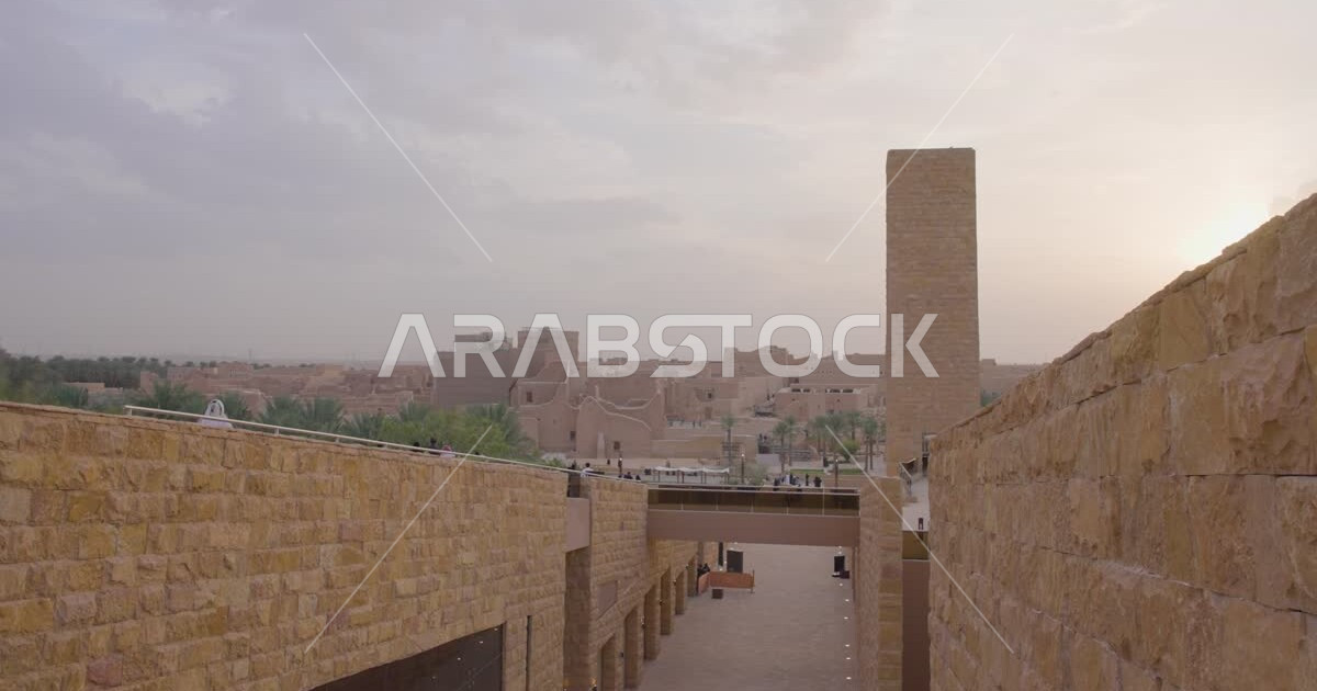 Visitors from all over the world flock to Riyadh, mud buildings and ...