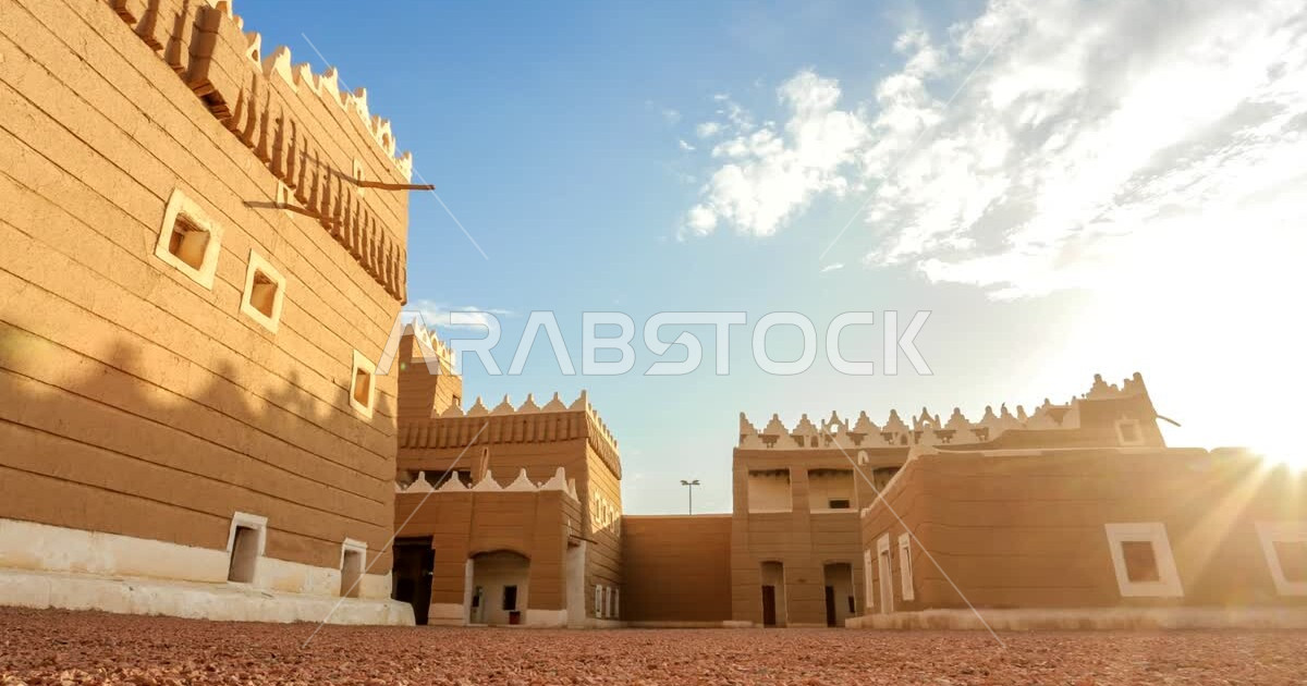 Time lapse of the historic Emirate Palace in Aba Al Saud neighborhood ...
