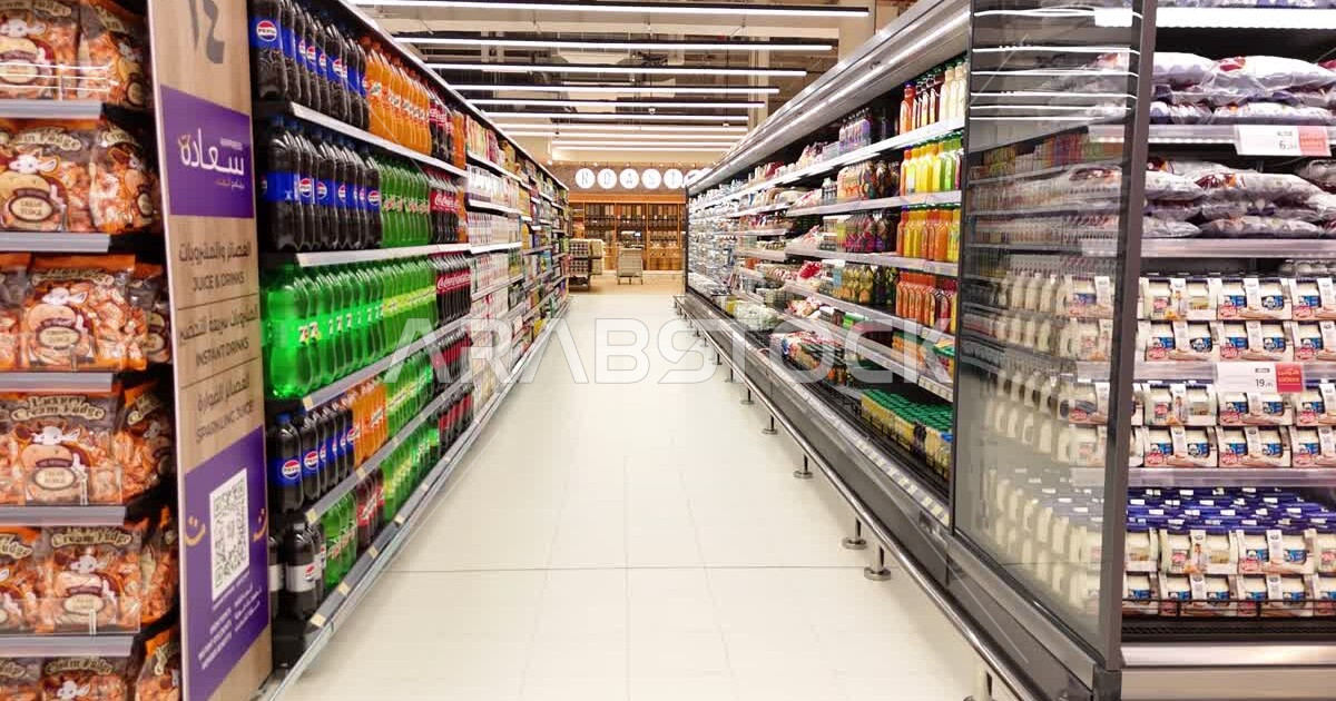 Shops and shopping malls, buying household needs, various goods and ...