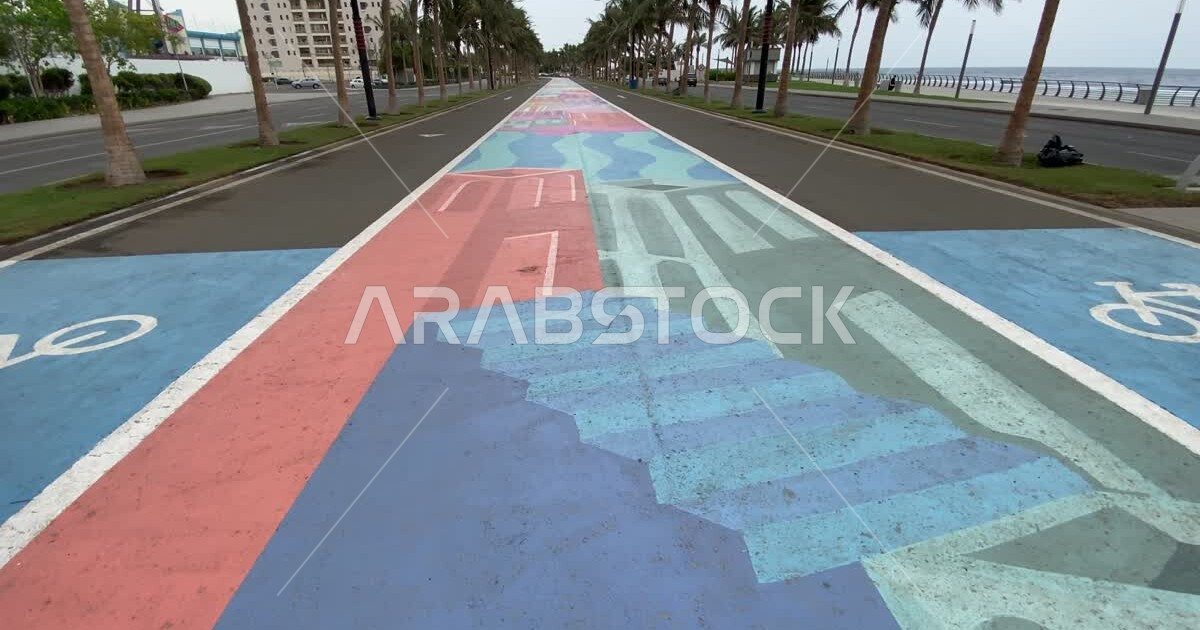 Corniche overlooking the Red Sea coast, Saudi urban progress and ...
