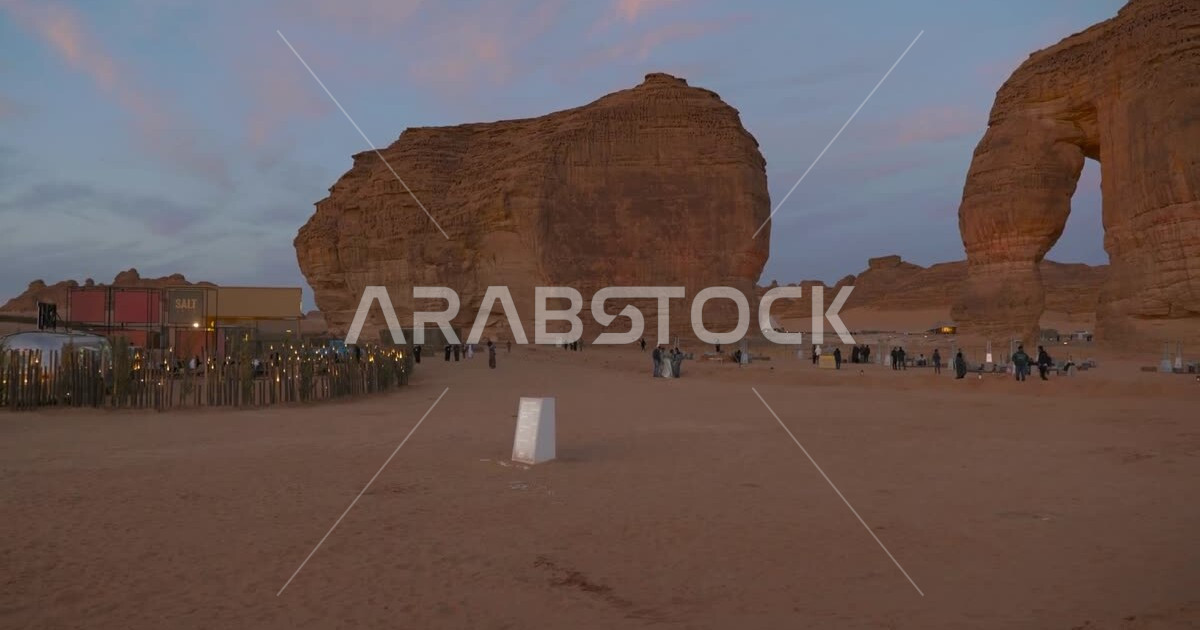 Elephant Rock in Saudi Arabia, natural rock formations in AlUla ...