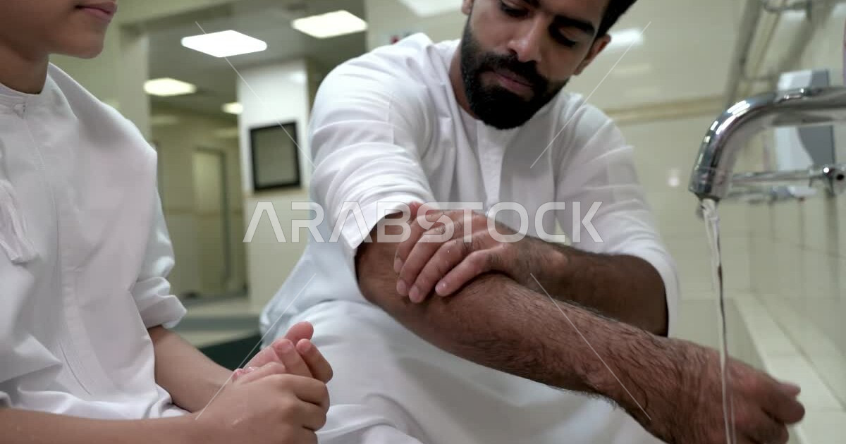 Worship and getting closer to God Almighty, a water tap in the places ...