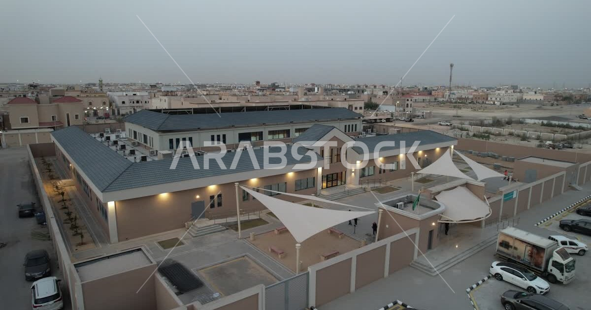 Modern academic schools in Saudi Arabia, architectural engineering art ...