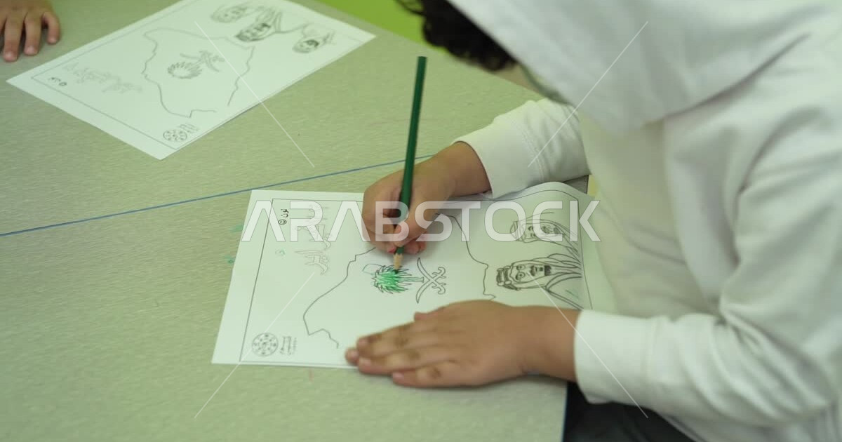 Wearing a medical mask and following preventive precautions, a Saudi ...