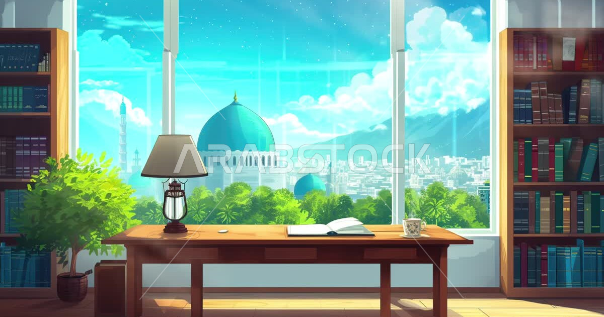 Islamic religious places, modern decorations and designs of minarets ...