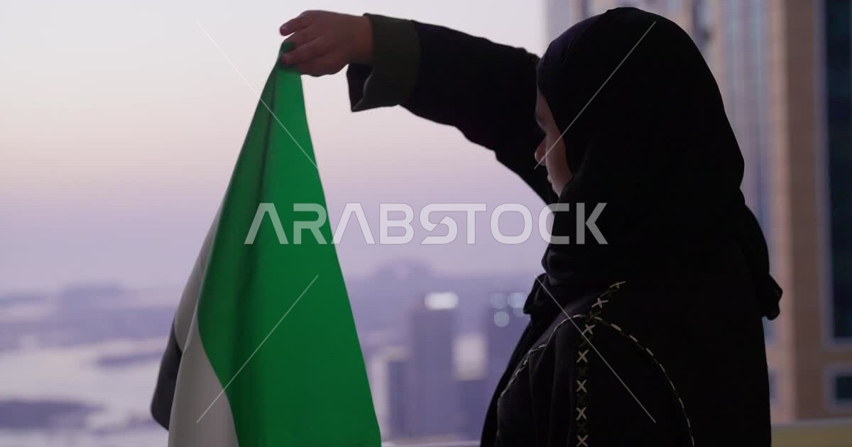 The concept of patriotism and belonging to the homeland, a close-up ...