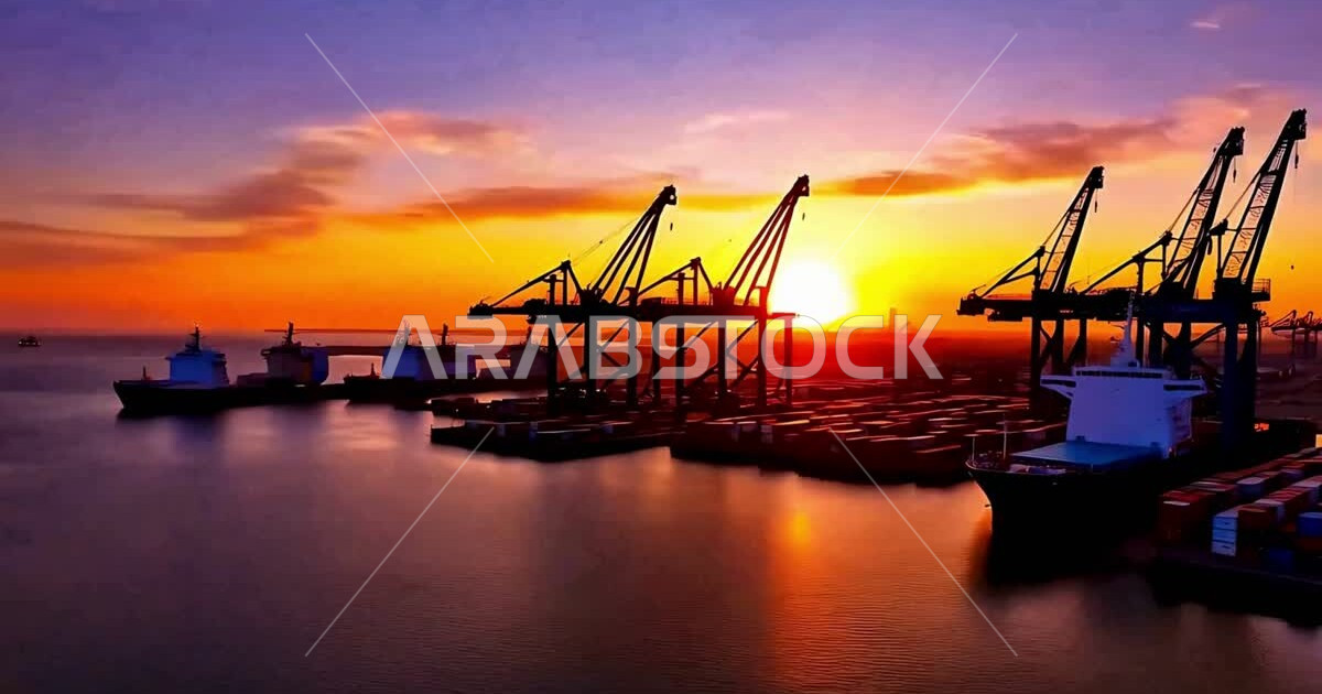 Trade exchange in the Kingdom of Saudi Arabia, time lapse of commercial ...