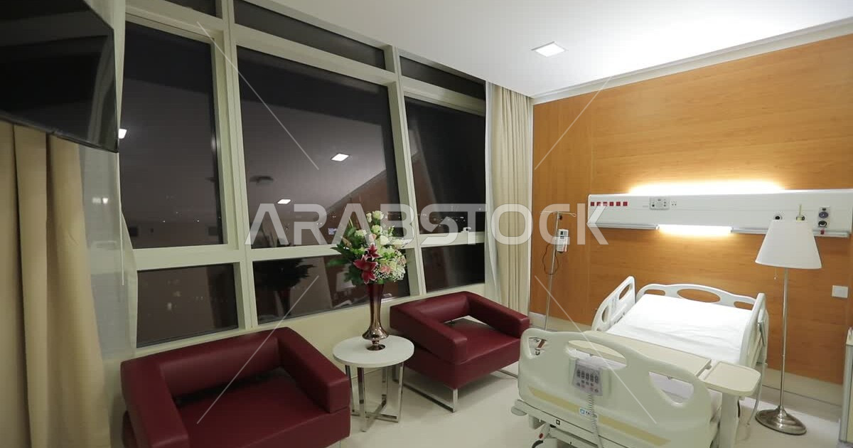 Opening a new hospital with modern interior designs and decorations ...