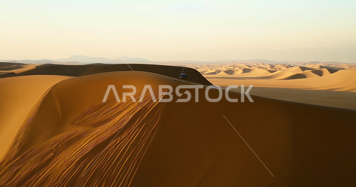 Sand formations and formations in the desert of the Kingdom of Saudi ...