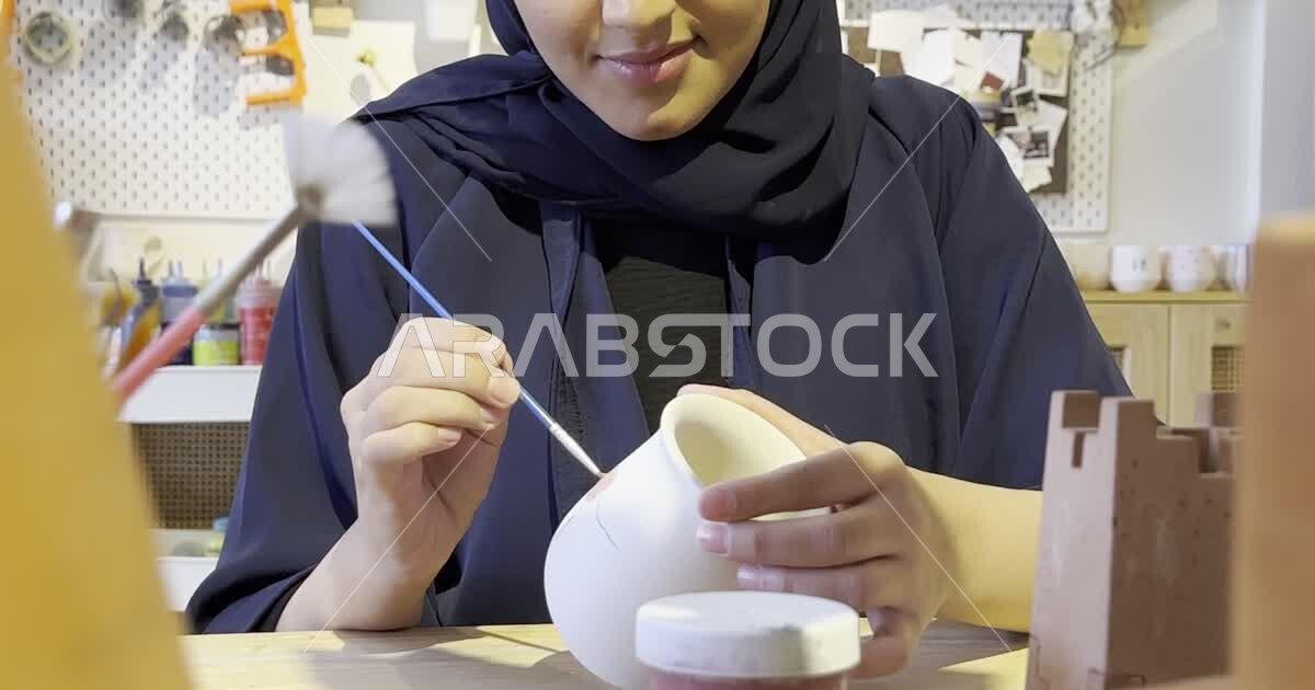 Old traditional professions and jobs, the art of making ceramics and ...