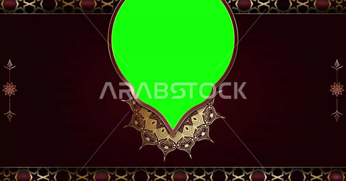 animated luxury islamic Arabic background , muslim design video ...