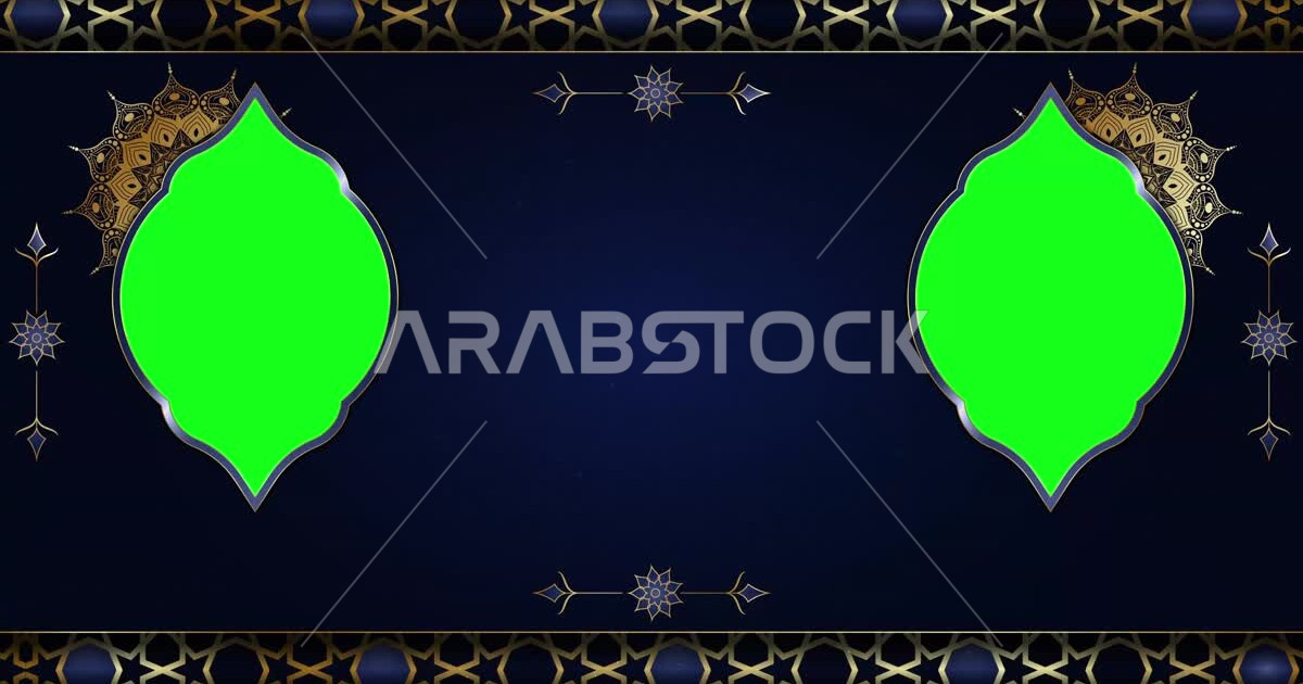 animated luxury islamic Arabic background , muslim design video ...