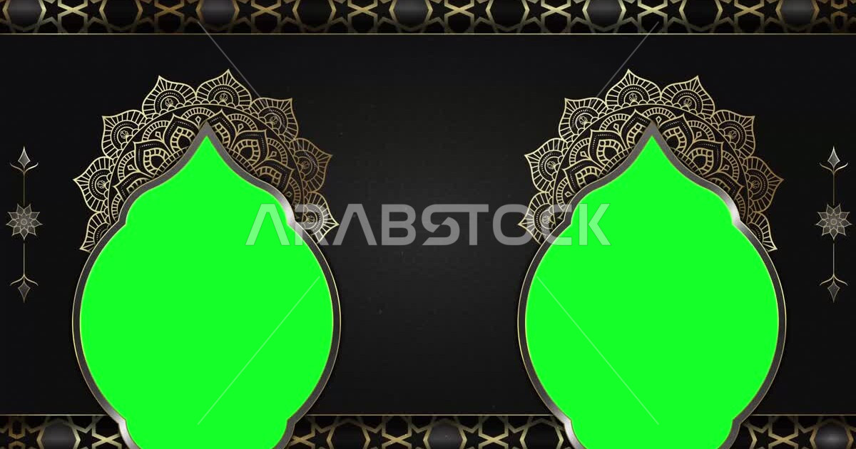 animated luxury islamic Arabic background , muslim design video ...