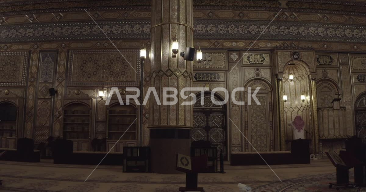 The call to prayer inside the mosque, a tour inside one of the ...