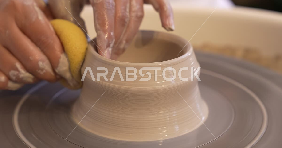 Handicrafts, the art of making ceramics and pottery in the Kingdom of ...