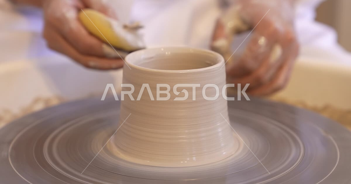 Handicrafts, the art of making ceramics and pottery in the Kingdom of ...