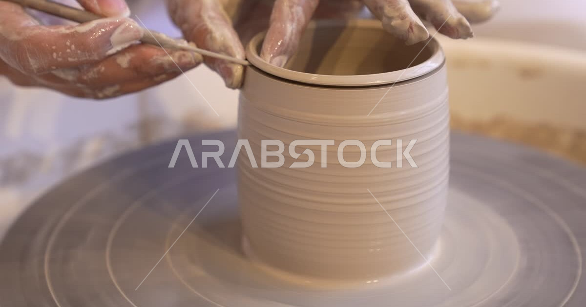 Handicrafts, the art of making ceramics and pottery in the Kingdom of ...