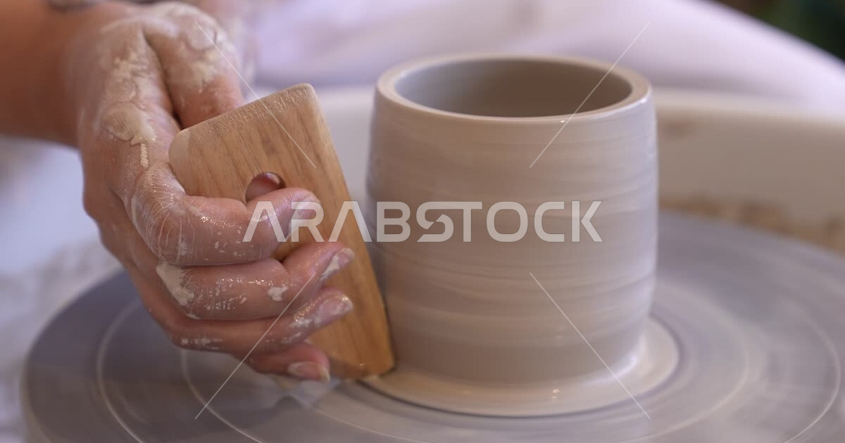 Handicrafts, the art of making ceramics and pottery in the Kingdom of ...