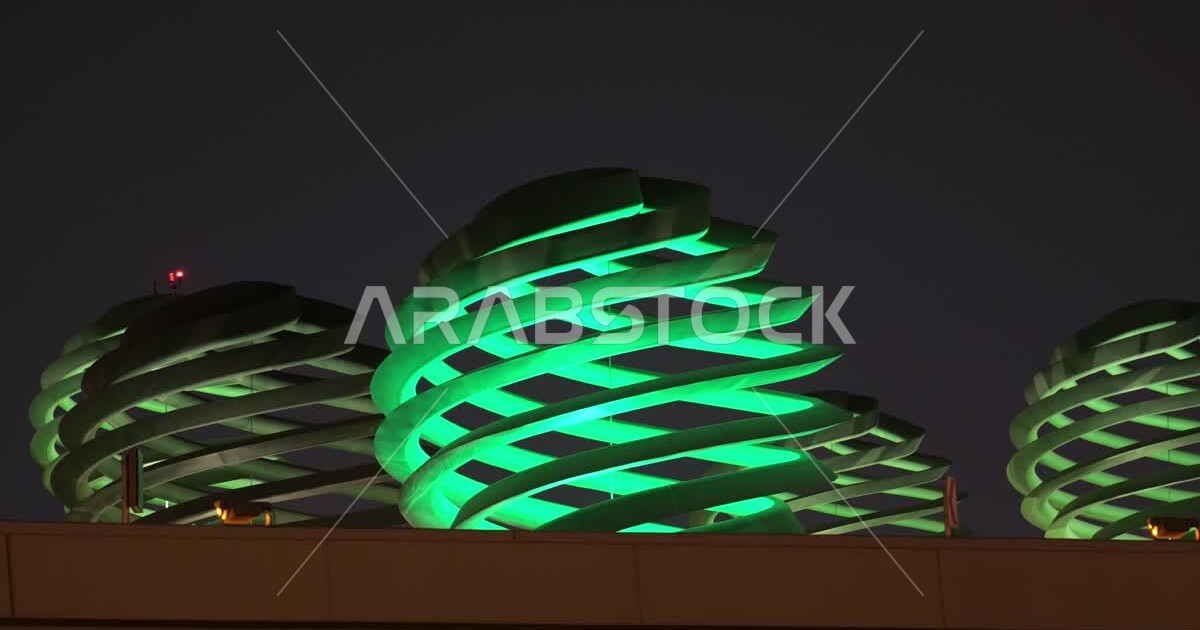 Architectural engineering art in the roads and streets of Riyadh city ...