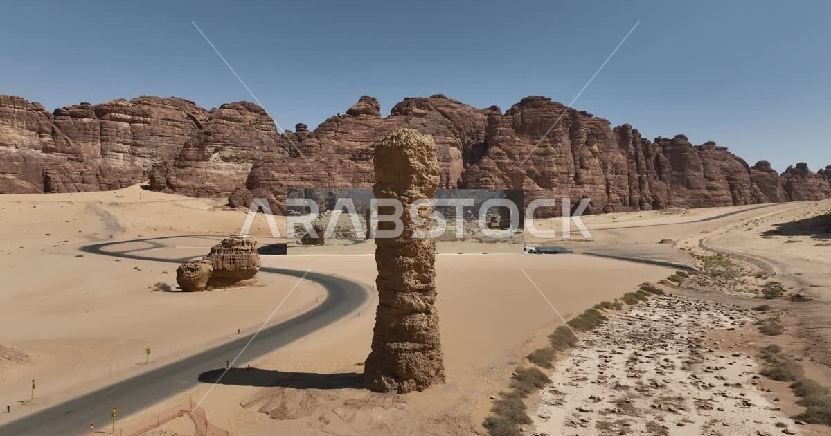Historical and ancient monuments in the city of Al-Ula, tourist places ...