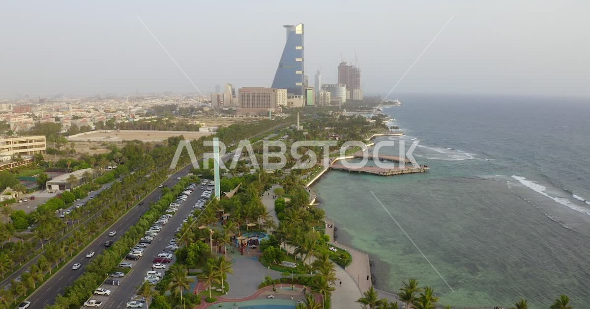Photography from above for a beautiful view of the waterfront of the ...