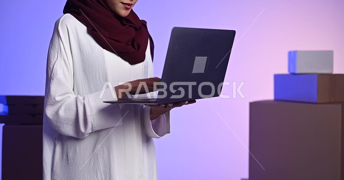 Using modern technologies in sorting and classifying products, shipping and delivering online ...