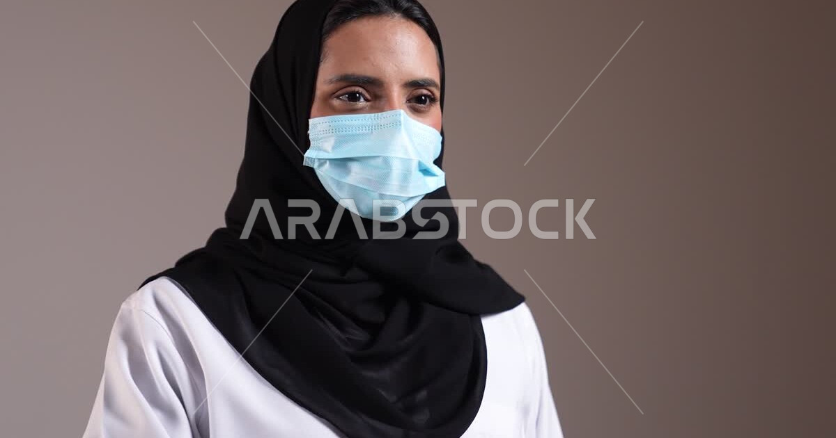 Expressions of acceptance and approval, a picture of a veiled Gulf Arab ...