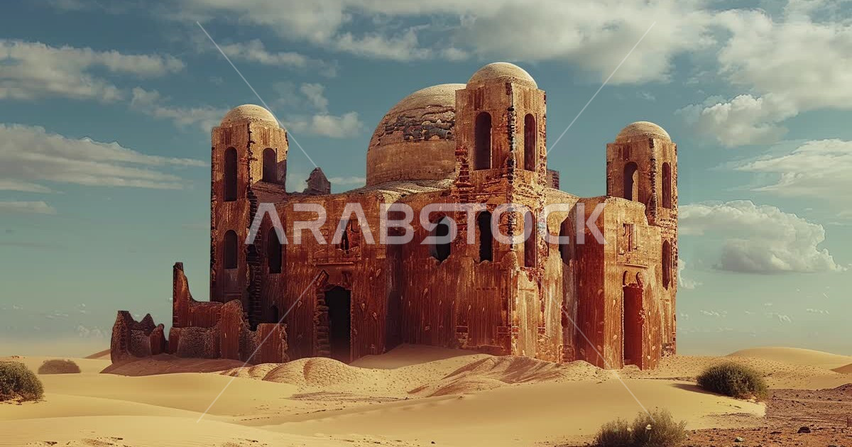 Sand dunes and hills, worship and closeness to God, domes and minarets ...