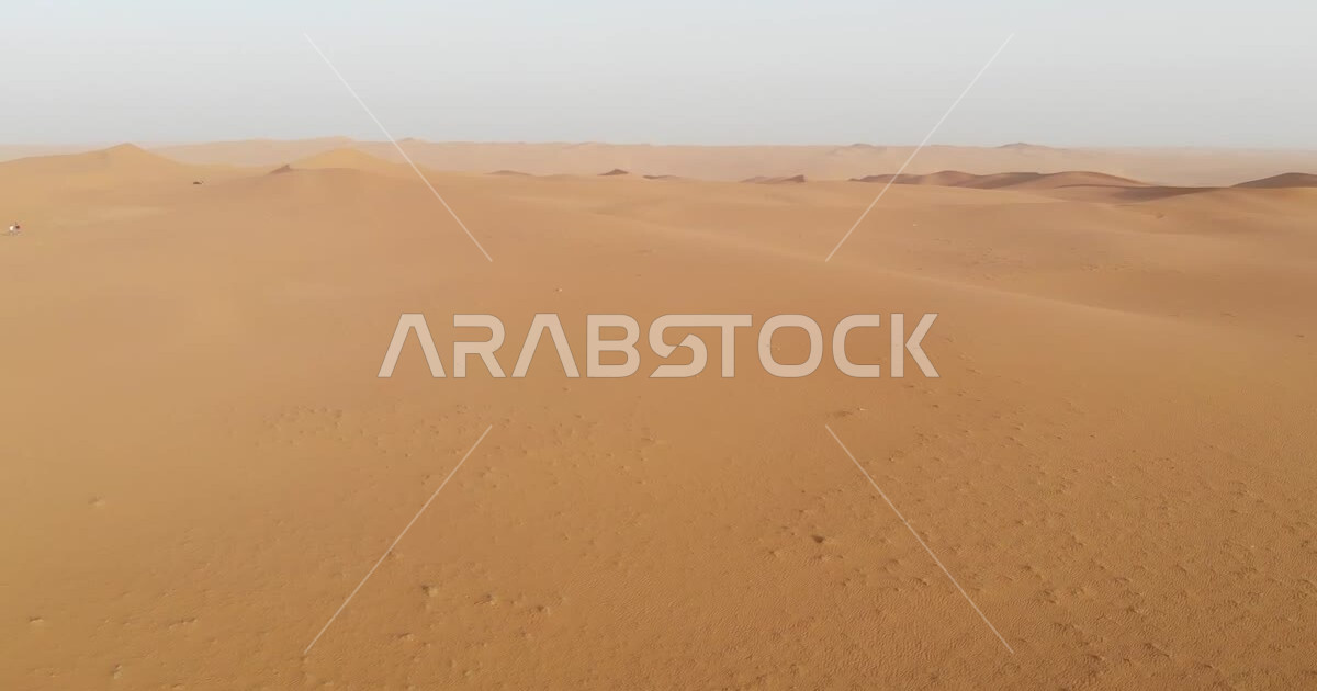 A picture of the Empty Quarter desert near Riyadh in Saudi Arabia, soft ...