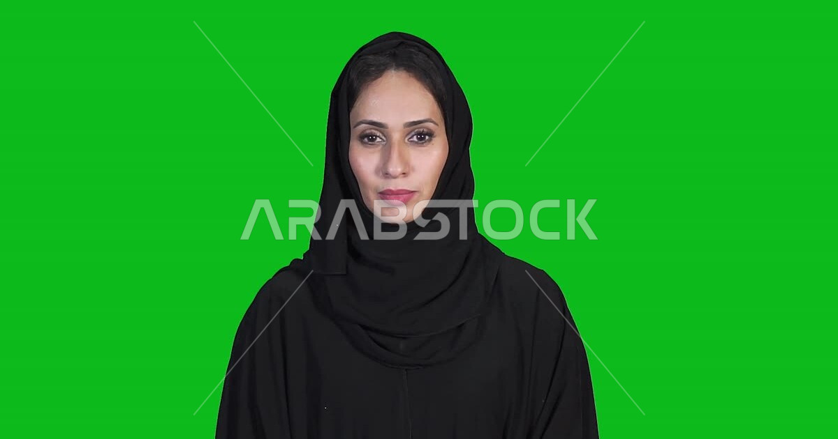 Chroma depiction of a Saudi Arabian Gulf woman, facial gestures ...