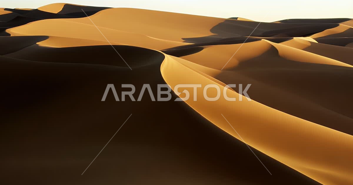 Topography and dry environment in desert natural areas, formations and ...