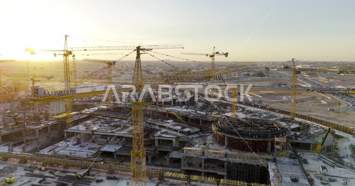 التطور والتقدم العمراني في المملكة العربية السعودية، تصوير درون جوي ...