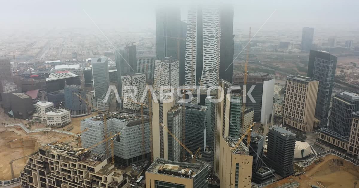 Photography from the top of the clouds of the King Abdullah Financial ...