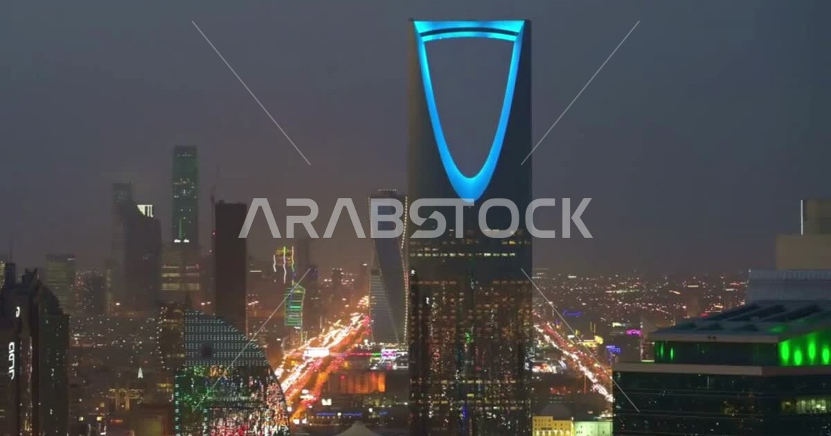Famous landmarks of the capital, Gulf urban development and progress ...
