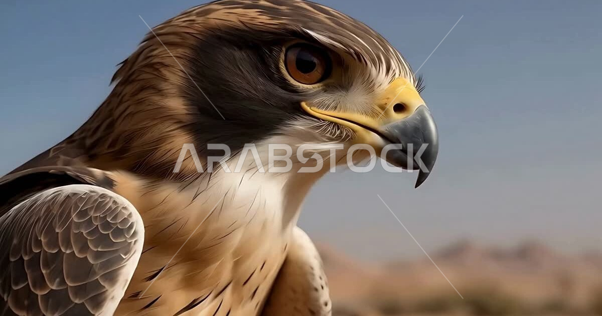 The concept of taming sharp-sighted wild falcons and their importance ...