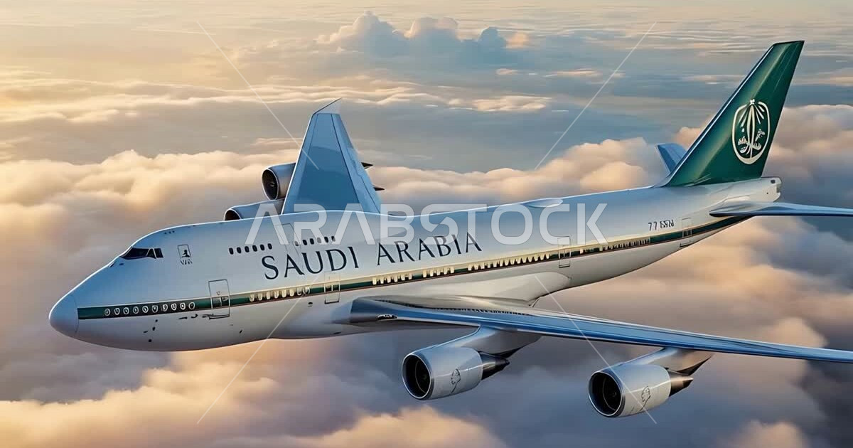 Airlines in Saudi Arabia, the concept of tourism and travel, aircraft ...