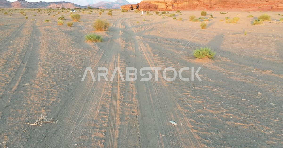 Drone photography of the desert in Bajdah , Neom, Saudi Arabia ...