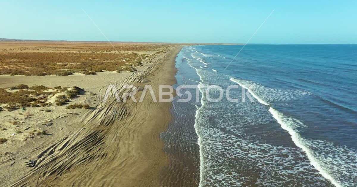 Drone photography of the beauty of the Red Sea coast in the Kingdom of ...