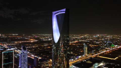 Modern and sophisticated architectural art, aerial drone photography of ...