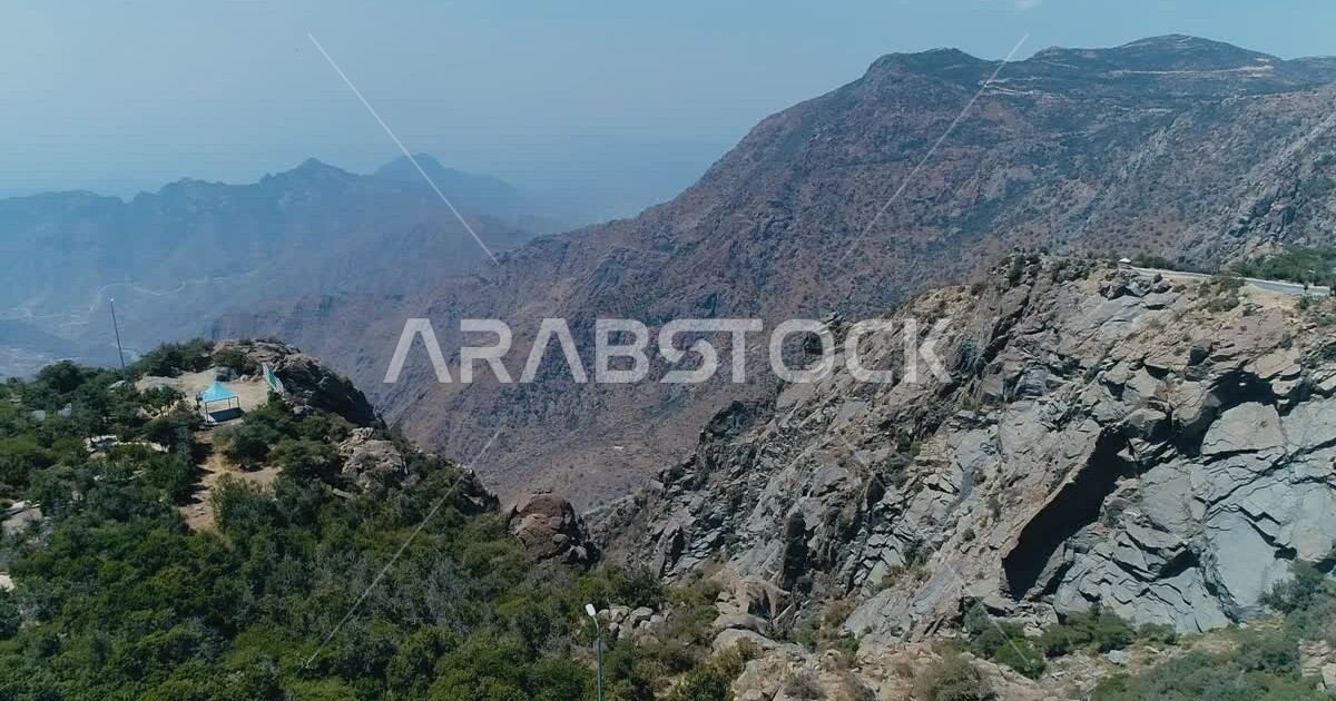 Nature in the city of Al-Namas in Asir region at Kingdom of Saudi ...